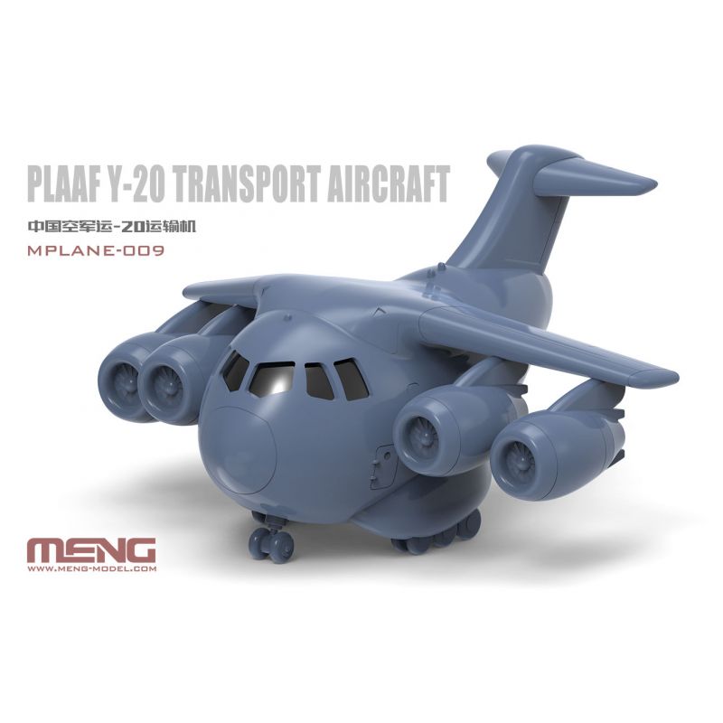 Meng mPlane-009 PLAAF Y-20 Transport Aircraft Cartoon - Airbrushshop ...